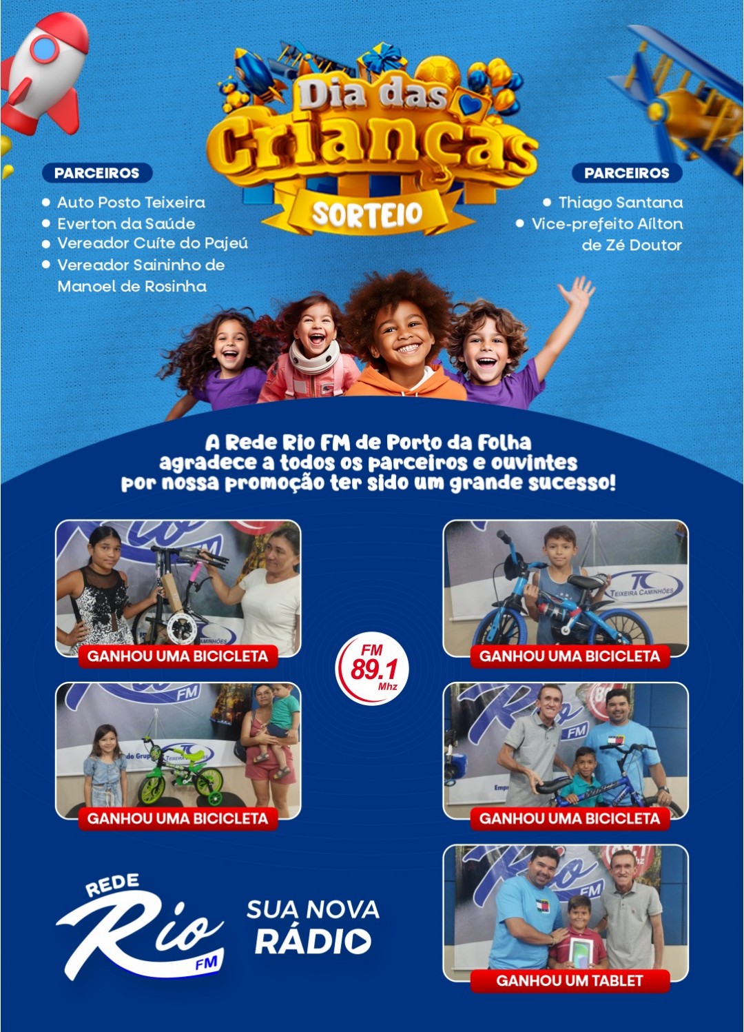 REDE RIO FM de Porto da Folha faz entrega de Prêmios | REDE RIO FM - A ...